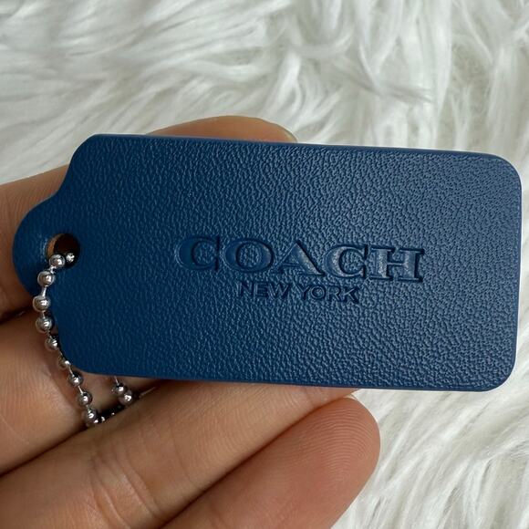 Coach | Bags | Coach Replacement Blue Hang Tag Bag Charm | Poshmark